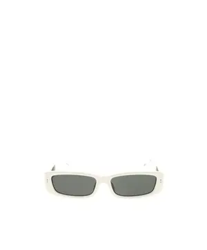 Linda Farrow Rectangle Frame Sunglasses - Gray