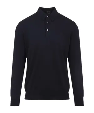 Kiton Long Sleeve Polos For Men