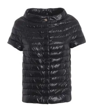 Herno Margherita Short-sleeved Down Jacket - Black
