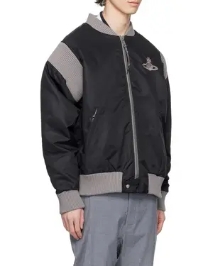 VIVIENNE WESTWOOD Orb Embroidered Bomber Jacket