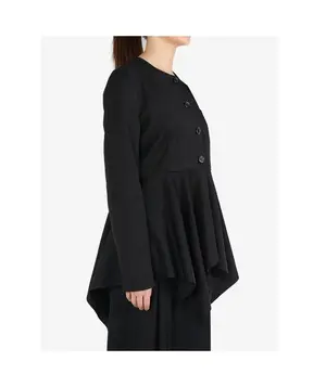 UMA WANG Long-sleeved Asymmetrical Jacket