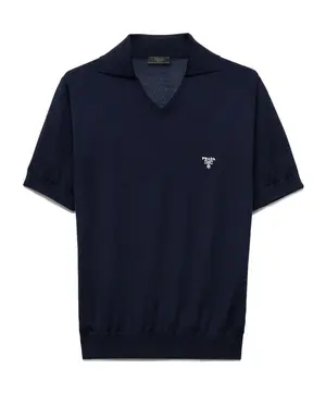 Prada Cashmere Polo Shirt