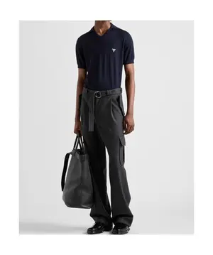 Prada Cashmere Polo Shirt