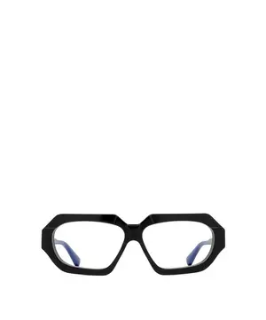 KUBORAUM Geometric Flat Mirror Eyeglasses - Black
