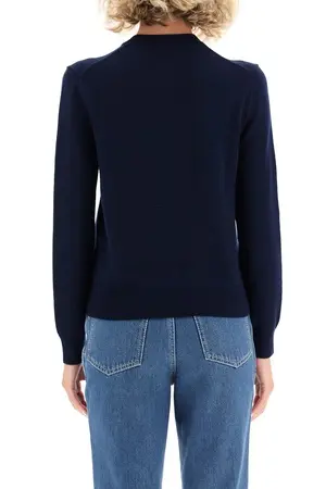 Kenzo Logo Embroidered Wool Jumper