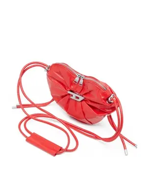 DIESEL® Scrunch Heart Shoulder Bag - Red