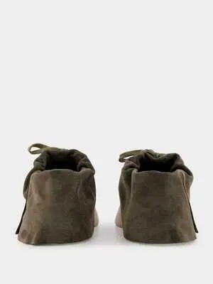 Fear Of God Round Toe Low-top Casual Shoes - Brown