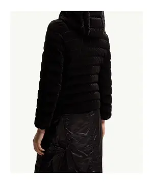 Moncler Logo Patch Quilted Hooded Jacket