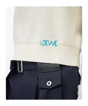 Loewe Logo Embroidered Crewneck Jumper