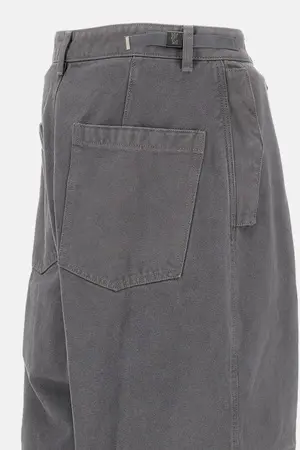 WOOYOUNGMI Belted Wide-leg Pants - Gray