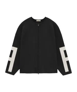 Fear Of God Full Zip Sweater With "f" Lettering