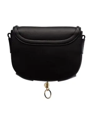 See By Chloé Mara Small Grain Cowhide Shoulder Bag - Black