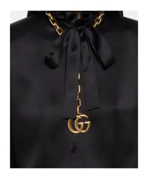 Gucci Gg Marmont Pendant Chain Necklace