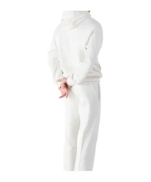 Casablanca L'arche De Tennis Drawstring Hoodie - White