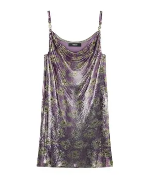 Versace Poppies Mini Dress - Multicolor