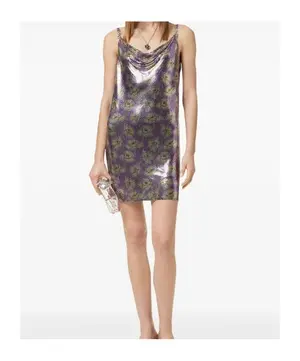 Versace Poppies Mini Dress