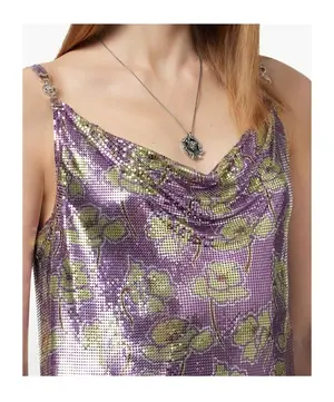 Versace Poppies Mini Dress