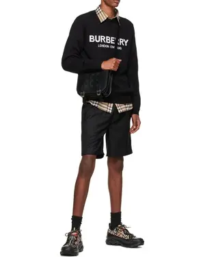 Burberry Arthur Vintage Check Sneakers - Black