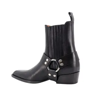 Paris Texas Helena Pointed-toe Ankle Boots - Black