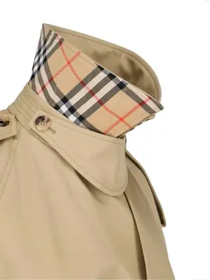 Burberry Double Breasted Belted Trench Coat