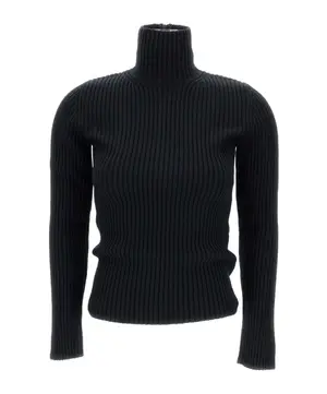 Max Mara Aral High-neck Jumper - Black
