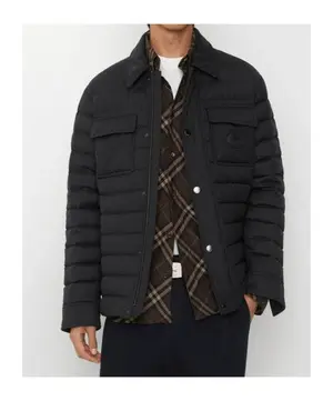 Burberry Wool Flannel Padded Overshirt