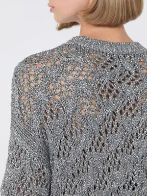 Max Mara Pilade Crewneck Knitted Jumper - Medium Gray