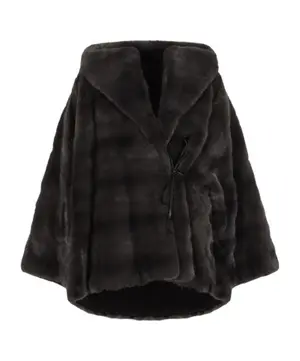 YVES SALOMON Belted Hooded Coat - No