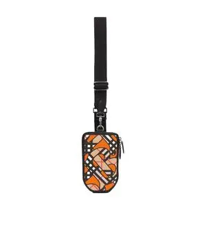 Burberry Monogram-pattern Zip-fastening Wallet - Black