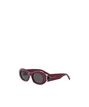 BVLGARI Oval Frame Sunglasses