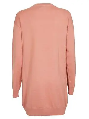 Moschino Teddy Bear Safety Pin Pullover Sweater Dress
