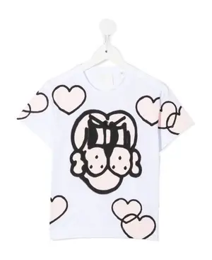 Givenchy Bart" Graphic Print T-shirt