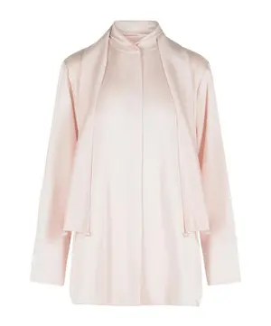 JIL SANDER Long-sleeved Satin Shirt