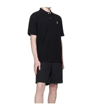 Maison Kitsuné Fox Head Short-sleeve Polo Shirt