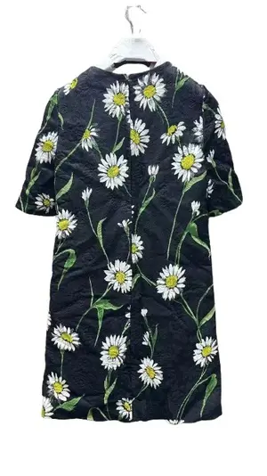 Dolce & Gabbana Floral Print Short Sleeve Dress