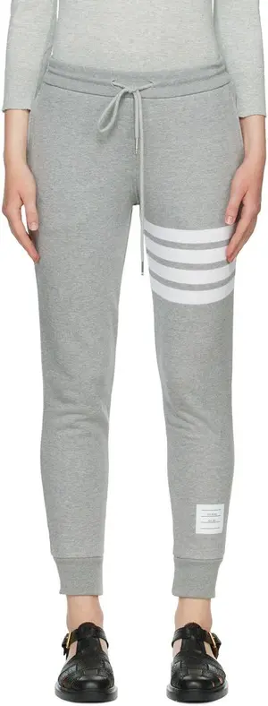 Thom Browne 4-bar Classic Sweatpants - Light Grey