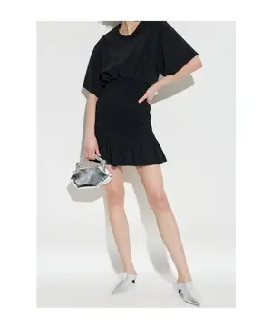 Attico Ruched Mini Dress