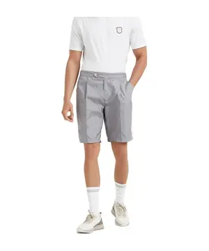 Brunello Cucinelli Bermuda Shorts With Logo Patch