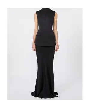 Sportmax Cileno Satin Midi Dress