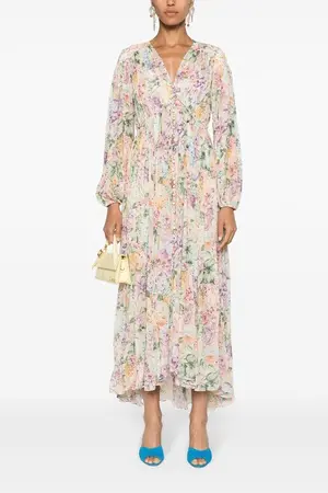 Zimmermann Halliday Gathered Maxi Dress