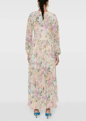 Zimmermann Halliday Gathered Maxi Dress