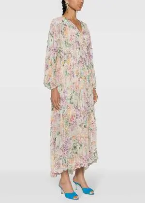 Zimmermann Halliday Gathered Maxi Dress