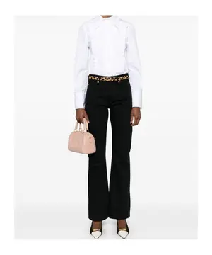 Celine Lulu Jeans In Raw Wash Denim