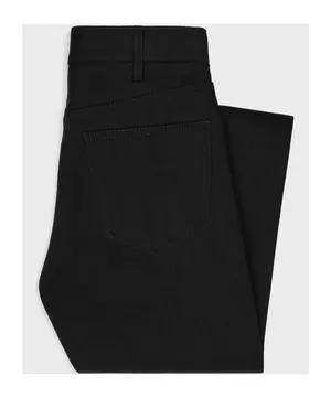 Celine Lulu Jeans In Raw Wash Denim