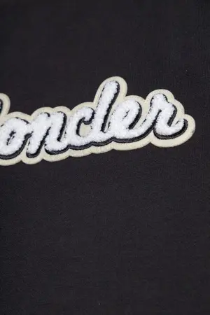Moncler Logo Crewneck Sweatshirt - Black