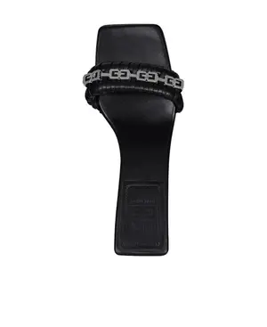Givenchy G Woven Leather Heeled Sandals