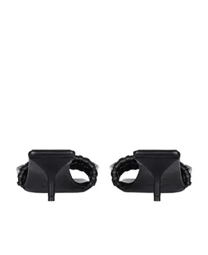 Givenchy G Woven Leather Heeled Sandals