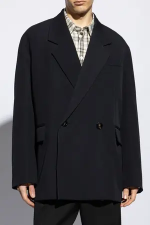 Bottega Veneta Double Breasted Tailored Blazer - Black