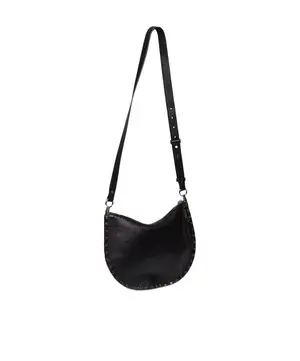 Isabel Marant Étoile Oskan Studded Shoulder Bag - Black