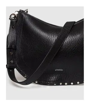 Isabel Marant Étoile Oskan Studded Shoulder Bag - Black